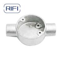 China British Standard Gi Malleable Iron Different Way Decorative Metal Junction Box Sizes for sale
