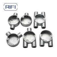 China Rifi 3 Way Malleable Iron 20mm 25mm Hot Dipped Galvanised Junction Box for sale