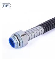 China PVC Coated Metallic Electrical Pipe Galvanized Gi Stainless Steel Flexible Metal Conduit for sale