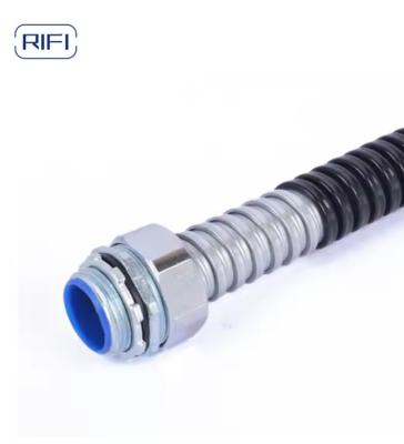 China PVC Coated Metallic Electrical Pipe Galvanized Gi Stainless Steel Flexible Metal Conduit for sale