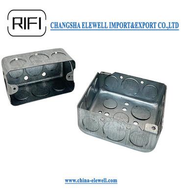 China Deep Conduit Extension Galvanized Steel Metal Socket Box for sale