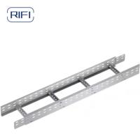 China Customized Heavy-Duty Stainless Steel and Aluminium Perforated Ladder Cable Tray with Long Service Life for sale