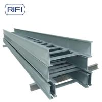 China Customized Heavy-Duty Stainless Steel and Aluminium Perforated Ladder Cable Tray with Long Service Life for sale
