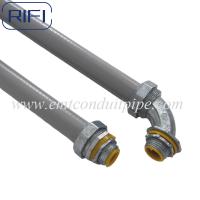 China RIFI Brand Liquid Tight Flexible Conduit 90 Degree Connector Zinc Die Cast for sale