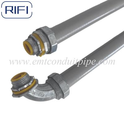 China RIFI Brand Liquid Tight Flexible Conduit 90 Degree And Straight Connector for sale