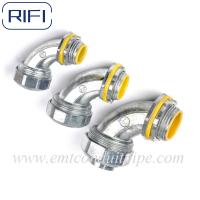 China RIFI Brand Liquid Tight Flexible Conduit 90 Degree And Straight Connector for sale