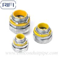 China RIFI Zinc Die Cast Liquid Tight Straight Connector 1/2