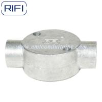 China EMT Two Way Circular Junction Aluminum Die Cast Box for sale