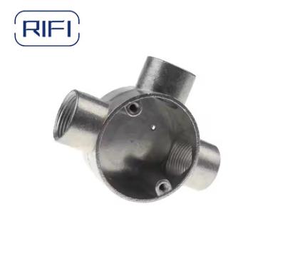 China RIFI Three Way Terminal Allumininum  Electrical Conduit Box Threaded Type for sale
