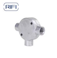 China RIFI Three Way Terminal Allumininum  Electrical Conduit Box Threaded Type for sale