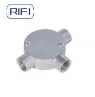 China RIFI Three Way Terminal Allumininum  Electrical Conduit Box Threaded Type for sale
