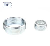 China Reducing Bushing Steel Threaded Type Zinc Electroplated Steel IMC / Rigid Conduit Reducer Fitting for sale