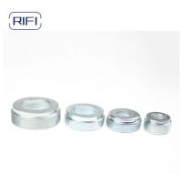 China Reducing Bushing Steel Threaded Type Zinc Electroplated Steel IMC / Rigid Conduit Reducer Fitting for sale