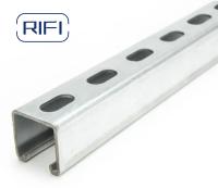 China 41x 41 Galvanized Slotted Unistrut Channel 10 Ft Steel Strut Channel for sale