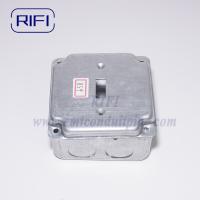 China RS9 Raised Steel Cover Galvanized Electrical Conduit Box Cover For EMT Junction Boxes for sale