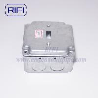 China RS9 Raised Steel Cover Galvanized Electrical Conduit Box Cover For EMT Junction Boxes for sale