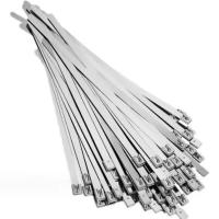 China Stainless Steel Cable Tie Factory Self Locking Heavy Duty Stainless Steel Zip Cable Tie for sale