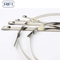 China Stainless Steel Cable Tie Factory Self Locking Heavy Duty Stainless Steel Zip Cable Tie for sale