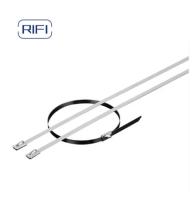 China Stainless Steel Cable Tie Factory Self Locking Heavy Duty Stainless Steel Zip Cable Tie for sale