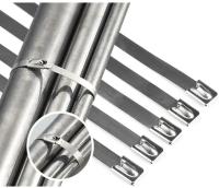 China Stainless Steel Cable Tie Factory Self Locking Heavy Duty Stainless Steel Zip Cable Tie for sale