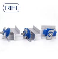 China 6.5ft Length C Steel Rail MID And End Clamp Ground Steel Clamp for sale