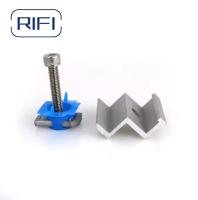 China 6.5ft Length C Steel Rail MID And End Clamp Ground Steel Clamp for sale
