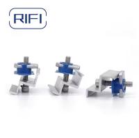 China 6.5ft Length C Steel Rail MID And End Clamp Ground Steel Clamp for sale