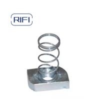 China Fastener M10*8 Unistrut Nut M3 M6 M8 Steel Galvanized Channel Spring Nut for sale