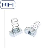 China Fastener M10*8 Unistrut Nut M3 M6 M8 Steel Galvanized Channel Spring Nut for sale