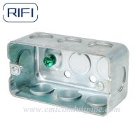 China ISO Steel Metal Handy Box Silver Color With Raised Ground Screw 4