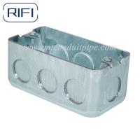 China ISO Steel Metal Handy Box Silver Color With Raised Ground Screw 4