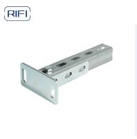China Galvanized Channel Steel Unistrut with Zinc Finish Cantilever Brace Bracket for Seismic Bracing Bonded Style for sale