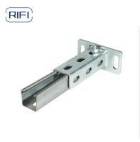 China Galvanized Channel Steel Unistrut with Zinc Finish Cantilever Brace Bracket for Seismic Bracing Bonded Style for sale