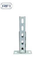 China Galvanized Channel Steel Unistrut with Zinc Finish Cantilever Brace Bracket for Seismic Bracing Bonded Style for sale