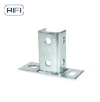 China Galvanized Channel Steel Unistrut with Zinc Finish Cantilever Brace Bracket for Seismic Bracing Bonded Style for sale