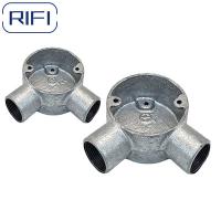 China 20mm/25mm  Electrical Malleable iron Circular Terminal Junction Box for Conduit Fittings for sale