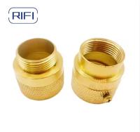China 20mm 25mm Brass Male Adaptor With Screw C/W Locknut BS Standard Flexible Conduit Adaptors for sale
