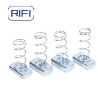 China Rifi Spring Nut Zinc Plated Yellow Zinc Plated Good Quality for sale