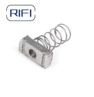 China Rifi Spring Nut Zinc Plated Yellow Zinc Plated Good Quality for sale