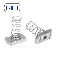 China Rifi Spring Nut Zinc Plated Yellow Zinc Plated Good Quality for sale