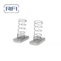 China Rifi Spring Nut Zinc Plated Yellow Zinc Plated Good Quality for sale