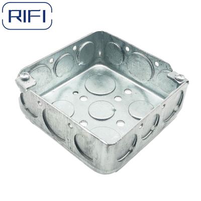 China 52151-1/2&3/4 Conduit Pipe Metal Junction Square Boxes 4
