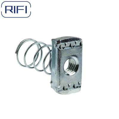 China Hot Dip Galvanized Stainless Steel Unistrut With Spring Nut And Coating for sale