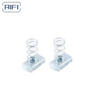 China Electro Galvanizing Unistrut Channel Accessoires Spring Nut M6 M8 M10 for sale