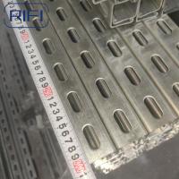 China 41x41mm 41x21mm Slotted Unistrut C Strut Channel Hot Dip Galvanized Carbon Steel for sale