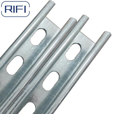 China 41x41mm 41x21mm Slotted Unistrut C Strut Channel Hot Dip Galvanized Carbon Steel for sale