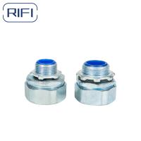 China Straight PVC Coated Electrical Conduit Fittings Connectors For Flexible Conduit for sale
