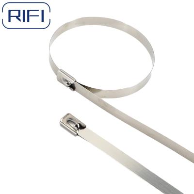 China Stainless Steel 304,316 Ball Lock Type Cable Tie,Each Bag 100PCS for sale