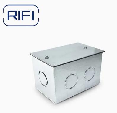 China 150X150X100mm Caja Metalica Pregalvanizada Metal Electrical Box For Chile Market for sale