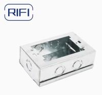 China 150X150X100mm Caja Metalica Pregalvanizada Metal Electrical Box For Chile Market for sale